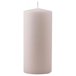 Diana Candles Stumpenkerze Stumpenkerze creme Höhe 15 cm, Ø 6,8, weiß