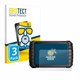 BROTECT Displayschutzglas Schutzglas für iCarsoft CR Max BT (2024), 3 Stück, Schutzfolie Display Schutz Glas Folie matt, weiß