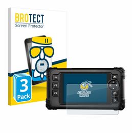 BROTECT Displayschutzglas Schutzglas für iCarsoft CR Pro+ (2024), 3 Stück, Schutzfolie Display Schutz Glas Folie matt, weiß