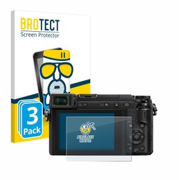 BROTECT Displayschutzglas Schutzglas für Panasonic Lumix DMC-GX80, 3 Stück, Schutzfolie Display Schutz Glas Folie matt, weiß