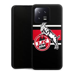 DeinDesign Handyhülle 1. FC Köln Offizielles Lizenzprodukt Colour Stripes 1.FC, Xiaomi 13 Silikon Hülle Premium Case Handy Schutzhülle, schwarz
