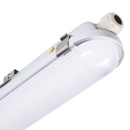proventa LED Deckenleuchte LED-Feuchtraumleuchte, LED, 150 cm 40W neutralweiß IP65