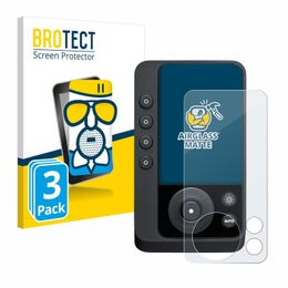 BROTECT Displayschutzglas Schutzglas für Profoto Connect Pro, 3 Stück, Schutzfolie Display Schutz Glas Folie matt, weiß