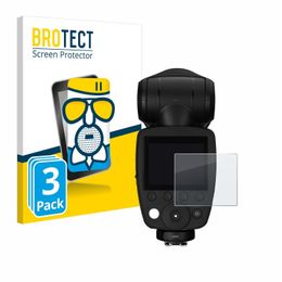 BROTECT Displayschutzglas Schutzglas für Profoto A10, 3 Stück, Schutzfolie Display Schutz Glas Folie matt, weiß