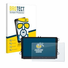 BROTECT Displayschutzglas Schutzglas für JF-Sound JF-039W6-X9C, Schutzfolie Display Schutz Glas Folie matt, weiß