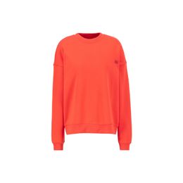 Sweater Alpha Industries "ALPHA Women - Sweatshirts" Gr. L, rot (radiant red) Damen Sweatshirts
