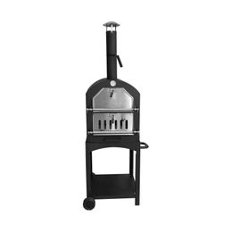 TAINO Pizzaofen, Inkl. Pizzastein, Holzkohlegrill, Holzofen, Standofen, Grillofen