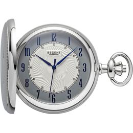 Regent Uhren Taschenuhr REGENT "P727-19477739" Taschenuhren silberfarben (edelstahlfarben) Damen Taschenuhren