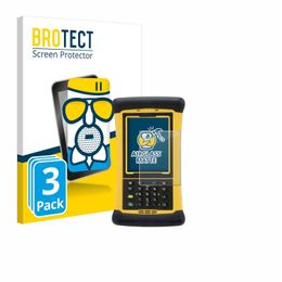 BROTECT Displayschutzglas Schutzglas für Trimble Nomad 1050XE, 3 Stück, Schutzfolie Display Schutz Glas Folie matt, weiß