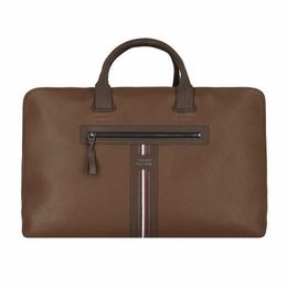 Tommy Hilfiger TH Premium Leather Weekender Reisetasche Leder 48 cm warm cognac