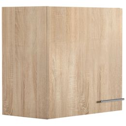 Hängeschrank Optifit "Mini" Schränke Gr. B/H/T: 60 cm x 58 cm x 35 cm, 1 St., braun (eichefarben) Hängeschränke