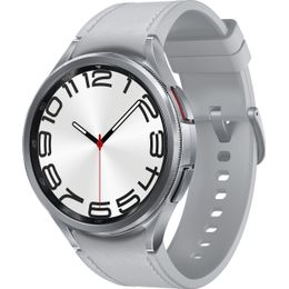 Smartwatch Samsung "Galaxy Watch 6 Classic 47mm" Smartwatches silberfarben Fitness-Tracker