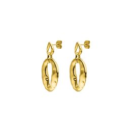 Paul Valentine Molten Statement Earring 14K Gold Plated
