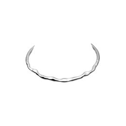 Paul Valentine Molten Choker Silver