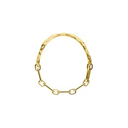 Paul Valentine Molten Bangle 14K Gold Plated