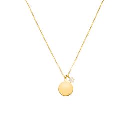 Paul Valentine Birthstone October Necklace 14K Gold Plated
