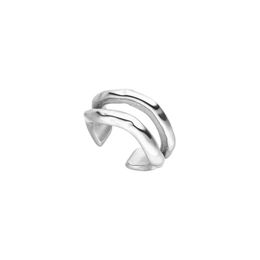 Paul Valentine Molten Ear Cuff Silver