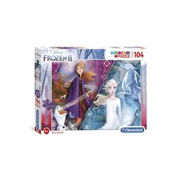 Clementoni 104 pcs. Puzzles Kids Glitter Frozen 2