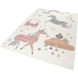 Kinderteppich Esprit "Sunny Unicorn" Teppiche Gr. B/L: 200 cm x 290 cm, 13 mm, 1 St., beige (naturfarben) Kinder Kinderzimmerteppiche
