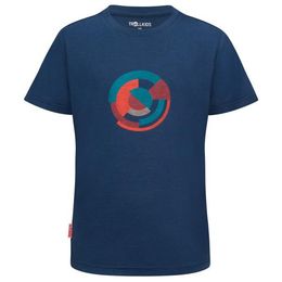 Trollkids - Kid's Sandefjord T-Shirt XT-Shirt - Merinoshirt Gr 98 blau