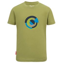 Trollkids - Kid's Sandefjord T-Shirt XT-Shirt - Merinoshirt Gr 104 oliv
