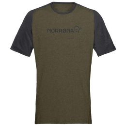 Norröna Norrøna - Fjørå Equaliser Lightweight T-Shirt - Radtrikot Gr S braun