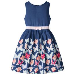 bonprix Mädchen Kleid mit Schmetterlingsdruck