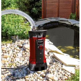 Einhell Schmutzwasserpumpe GE-DP 6935 A ECO, 17500 l/h max. Fördermenge, rot