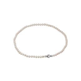 ADRIANA Perlenkette La mia perla, R2.1, R5.1, R4, mit Süßwasserzuchtperlen, silberfarben|weiß