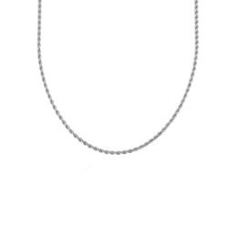 Firetti Kette ohne Anhänger Schmuck Geschenk Silber 925 Halsschmuck Halskette Kordelkette, Made in Germany, silberfarben