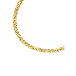 Firetti Kette ohne Anhänger Schmuck Geschenk Silber 925 Halsschmuck Halskette Königskette, gelb|goldfarben