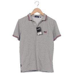 Superdry Herren Poloshirt, grau, Gr. 46