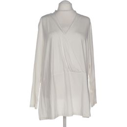 sheego Damen Langarmshirt, weiß