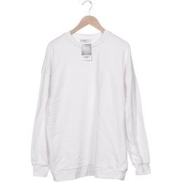 NA-KD Damen Sweatshirt, weiß