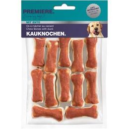 Premiere Kauknochen mit Ente 12 Stück, 120 g