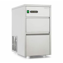 Klarstein Eiswürfelmaschine, Profi Ice Maker, Eiswürfelbereiter für Klare Eiswürfel, Eiswürfelmaschine für Gastro & Zuhause, Leise Eiswürfelmaschine Groß mit