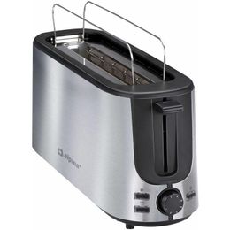 Toaster, 1000 w, 2 Scheibentoaster, schwarz/silber - Alpina