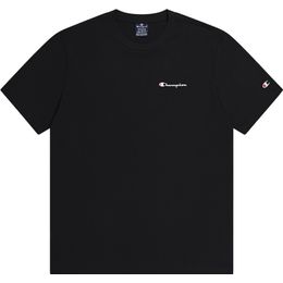 Champion® T-Shirt, Baumwolle, Champion-Logo, für Herren, schwarz, M
