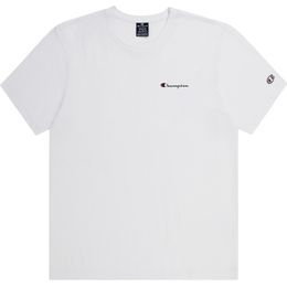 Champion® T-Shirt, Baumwolle, Champion-Logo, für Herren, weiß, XL