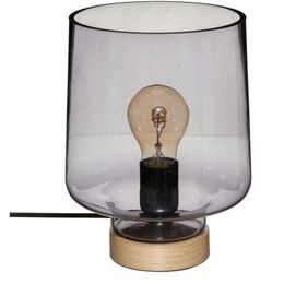 Atmosphera - Tischlampe loft mind, Lampenschirm aus Glas, h. 23 cm