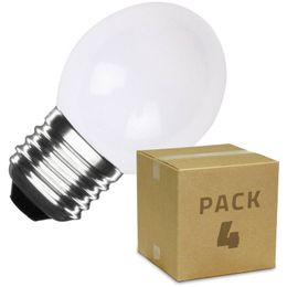 LEDKIA 4er Pack LED-Glühbirnen E27 3W 300 lm G45 Weiss Weiß