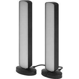 LEDVANCE Smart+ wifi led Stehleuchte, klein, schwarz, 2x 2,5W, 2x 480lm, regulierbares Weiß- und Farblicht, dimmbar, diy- und Musikrhythmusfunktion, lange
