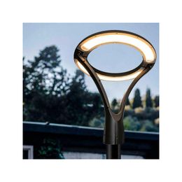 Meditrade GmbH MODERNE LED STRASSENLAMPE 100W PILZ KREIS IP65 AUSSENLICHT GARTEN HOF ALLEE Warmes Weiß - Warmes Weiß