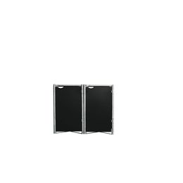 HIDE Mülltonnenbox schwarz Metall 81 x 139 x 115 cm