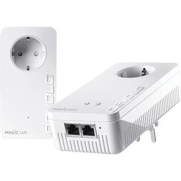 Devolo 8359 Magic 1 WiFi Starter Kit Powerline Adapter 1200 Mbit/s Kabellos und Kabelgebunden