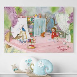 Leinwandbild Kinderzimmer Erdbeerinchen Erdbeerfee - Bastelstunde