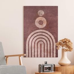 Bilderwelten Leinwandbild originell Vintage Kunstdruck braun - Torb&ouml;gen II - Retro XXL Wohnzimmer Schlafzimmer