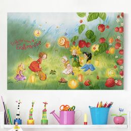Leinwandbild Kinderzimmer Erdbeerinchen Erdbeerfee - Laternen