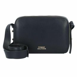 Tommy Hilfiger Hilfiger Leather Umhängetasche Leder 20 cm black