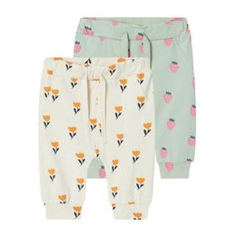 name it Stoffhose NBFVANDORA PANT BOX 2P (Packung, 2-tlg), grün